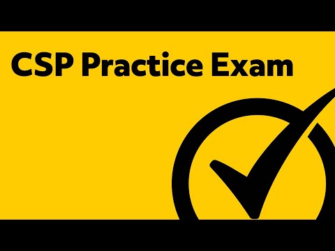 CSP Certification (CSP Exam Practice Questions)